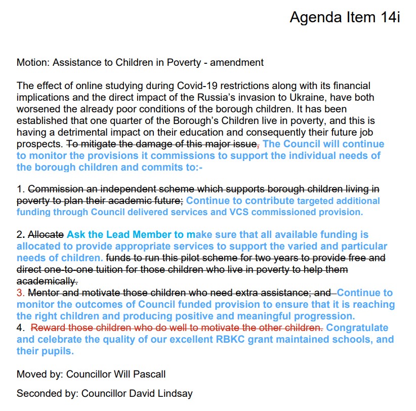 RBKC’s Eton Rifles Shoot Down Support for Children in Poverty – Urban Dandy